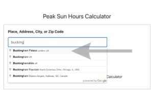 Peak Sun Hours Calculator: Precise Results by Zip Code, Address & City